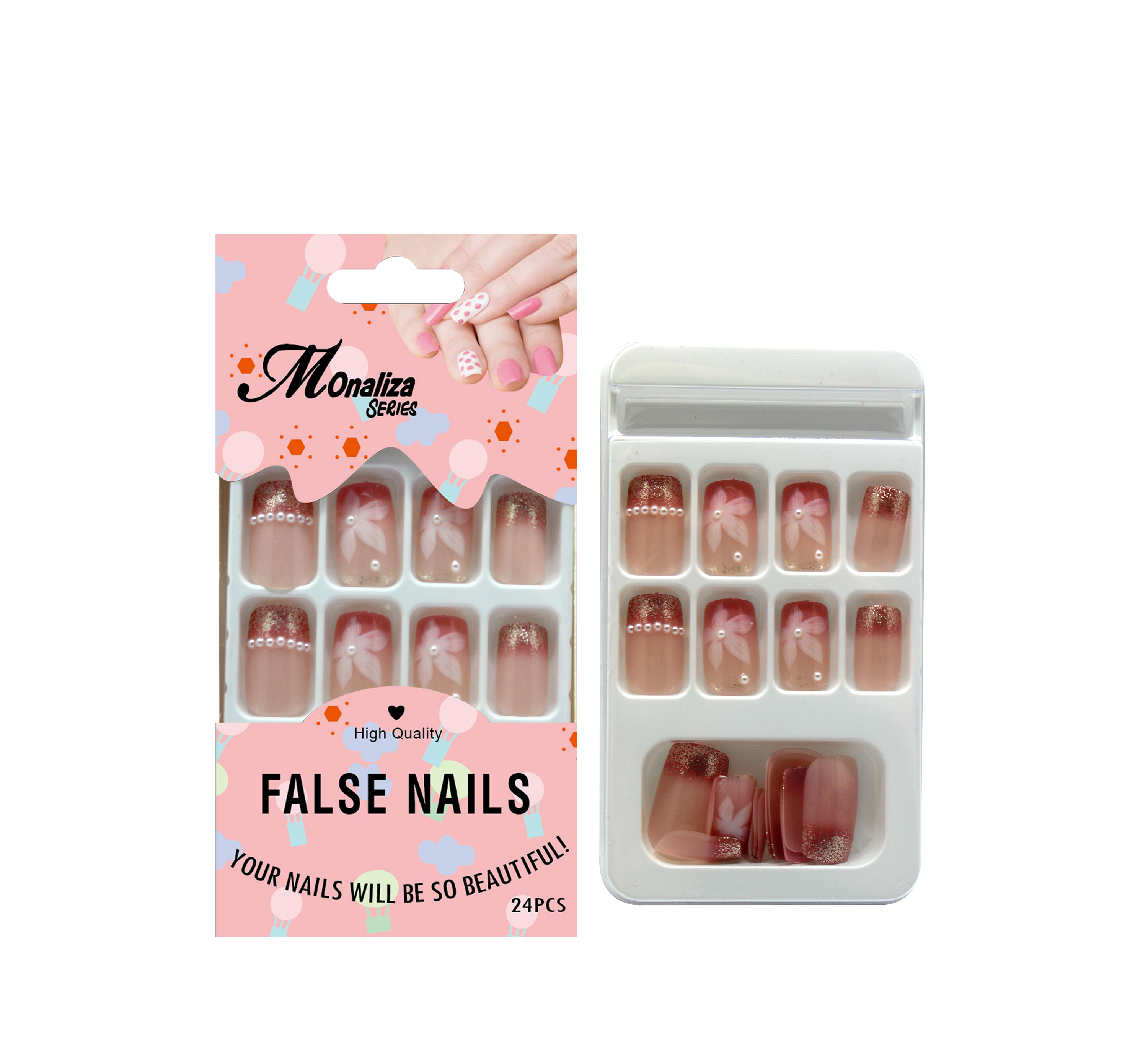 MO-022 MONALIZA SERIES FAKE NAIL – Sophia Marie